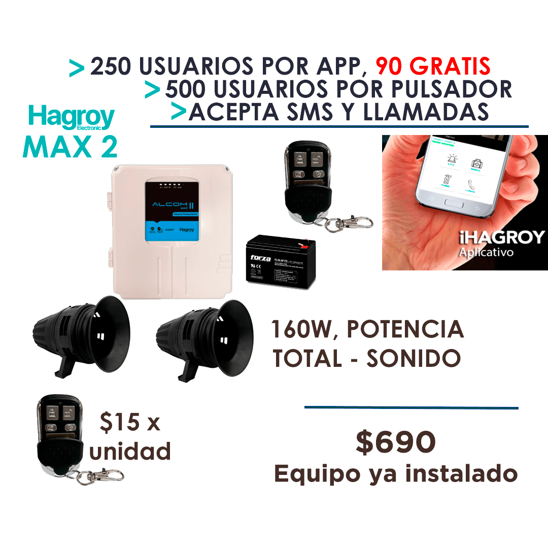 VALORES ALARMAS COMUNITARIAS ALCOM – HAGROY | Cámaras de Seguridad ...